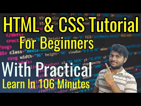 Html And Css Tutorial For Beginners Html Tutorial Css Tutorial Cs