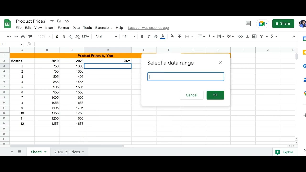 How To Put Formula In Google Sheet
