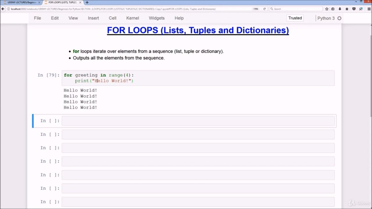 14 For Loops In Python Youtube