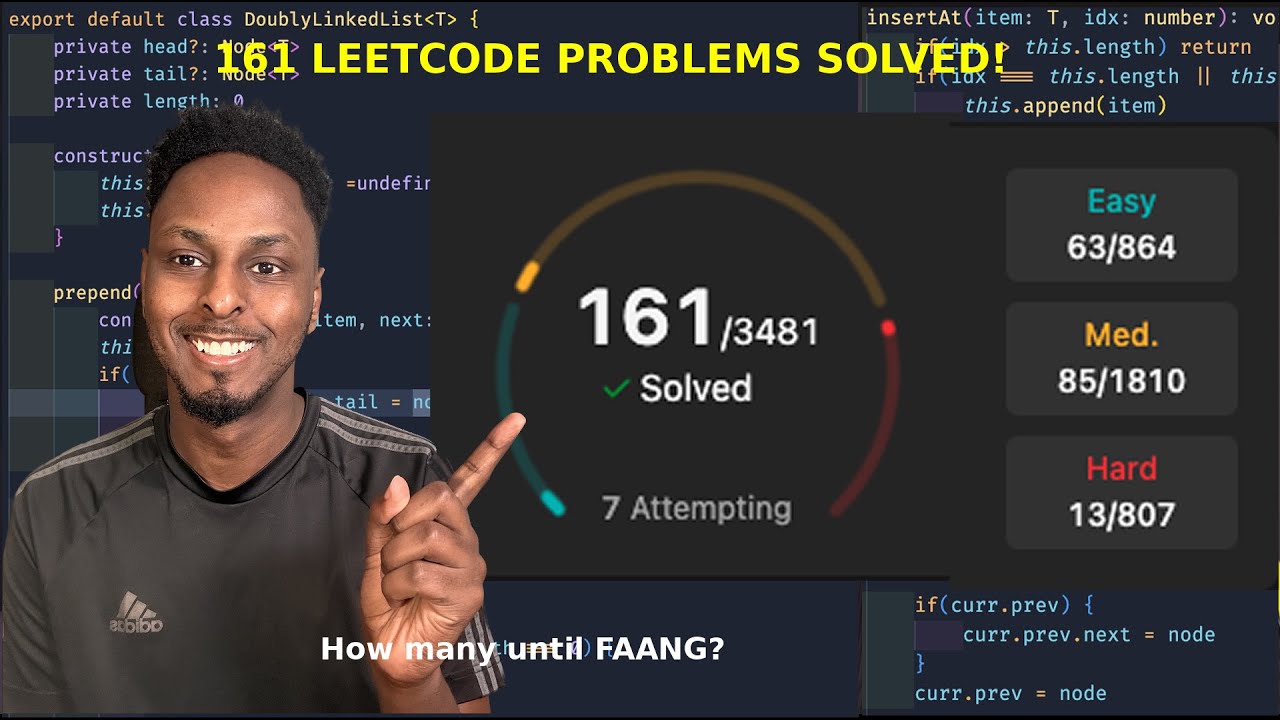 How I Solved 100 Leetcode Problems What I Learned Youtube
