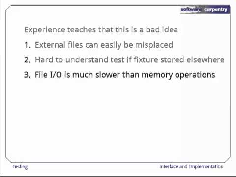 Testing Episode 4 Interface And Implementation Youtube