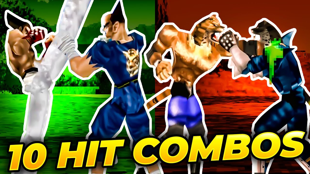 All 10 Hit Combos Tutorial Tekken 1 Youtube