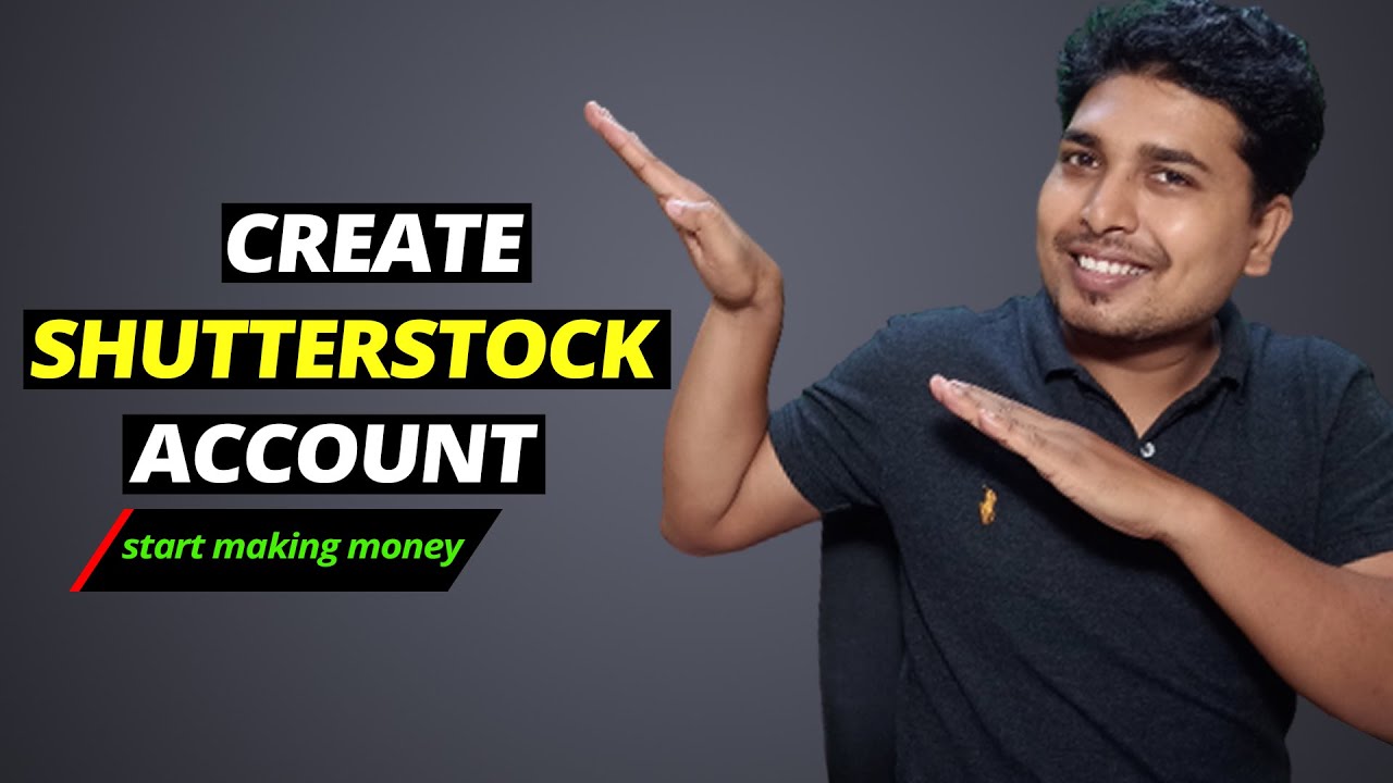 Creating Shutterstock Contributor Account For Selling Photos Videos