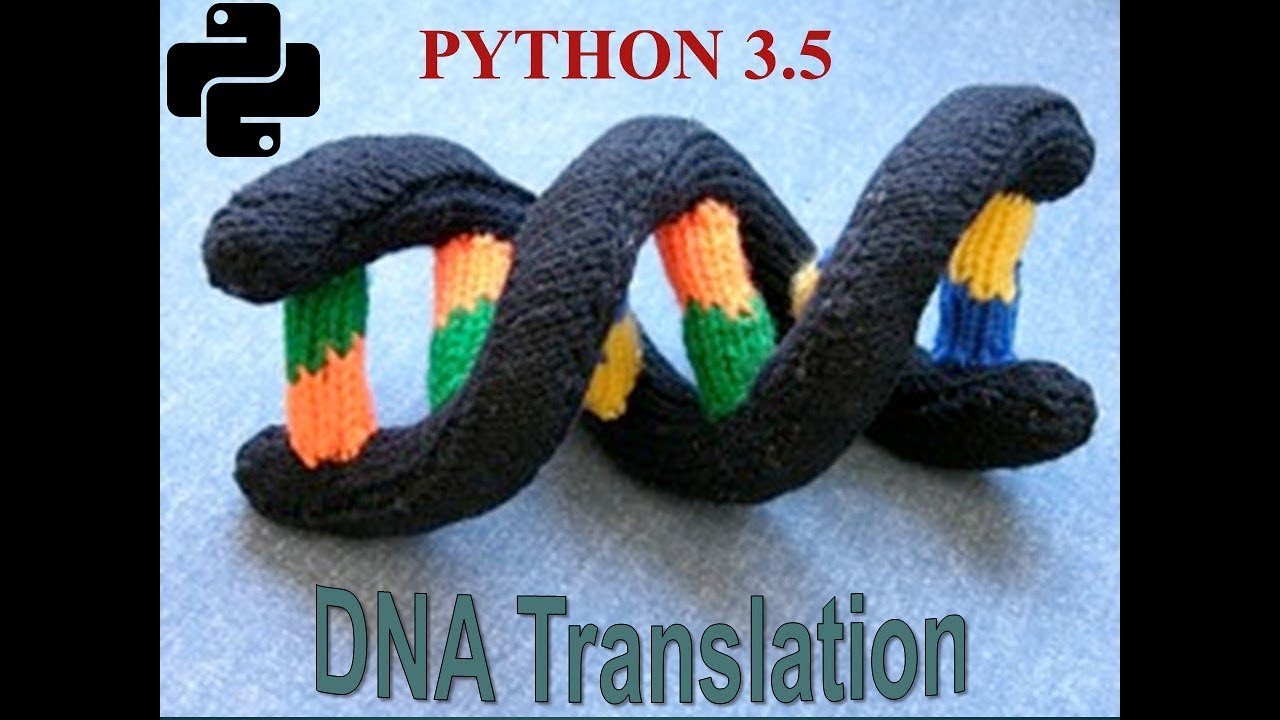 How To Make Dna Translation Software In Python 3 5 Youtube