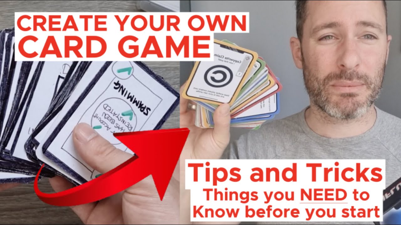 How To Make Your Own Card Game Youtube