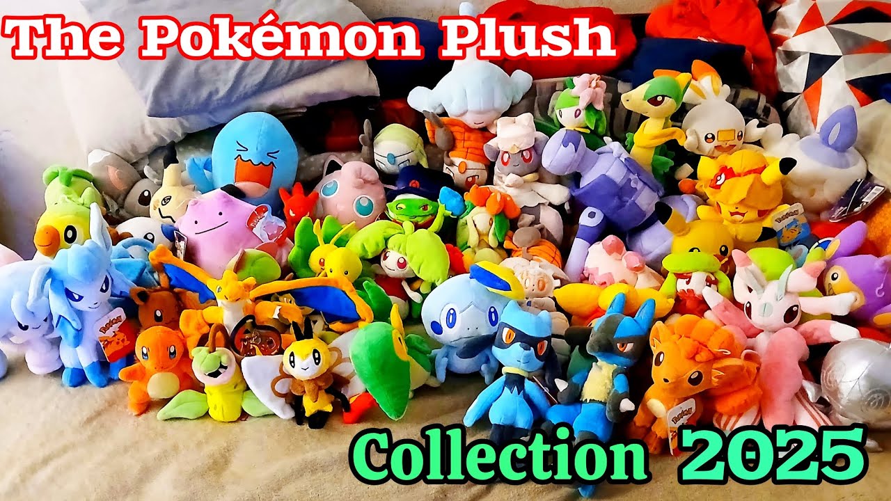 The Pokémon Plush Collection 2025 Youtube