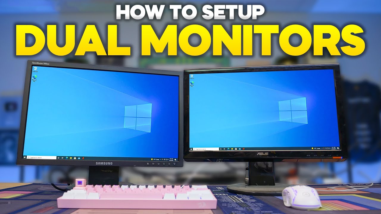 How To Setup Dual Monitors 2026 Youtube