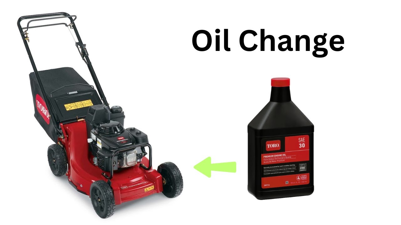 Oil Change Toro 21 In Commercial Lawn Mower Youtube