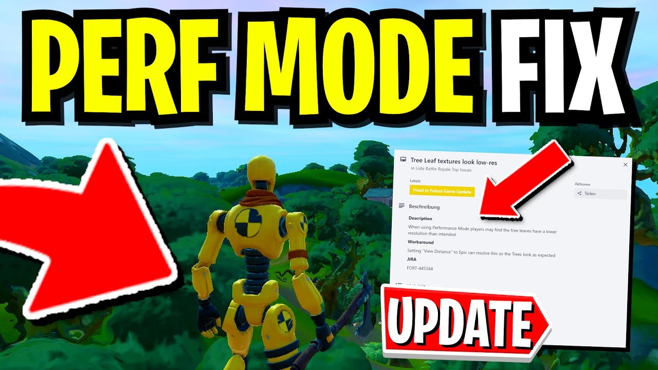 New Performance Mode Update Fortnite Chapter 3 Performance Mode Fix