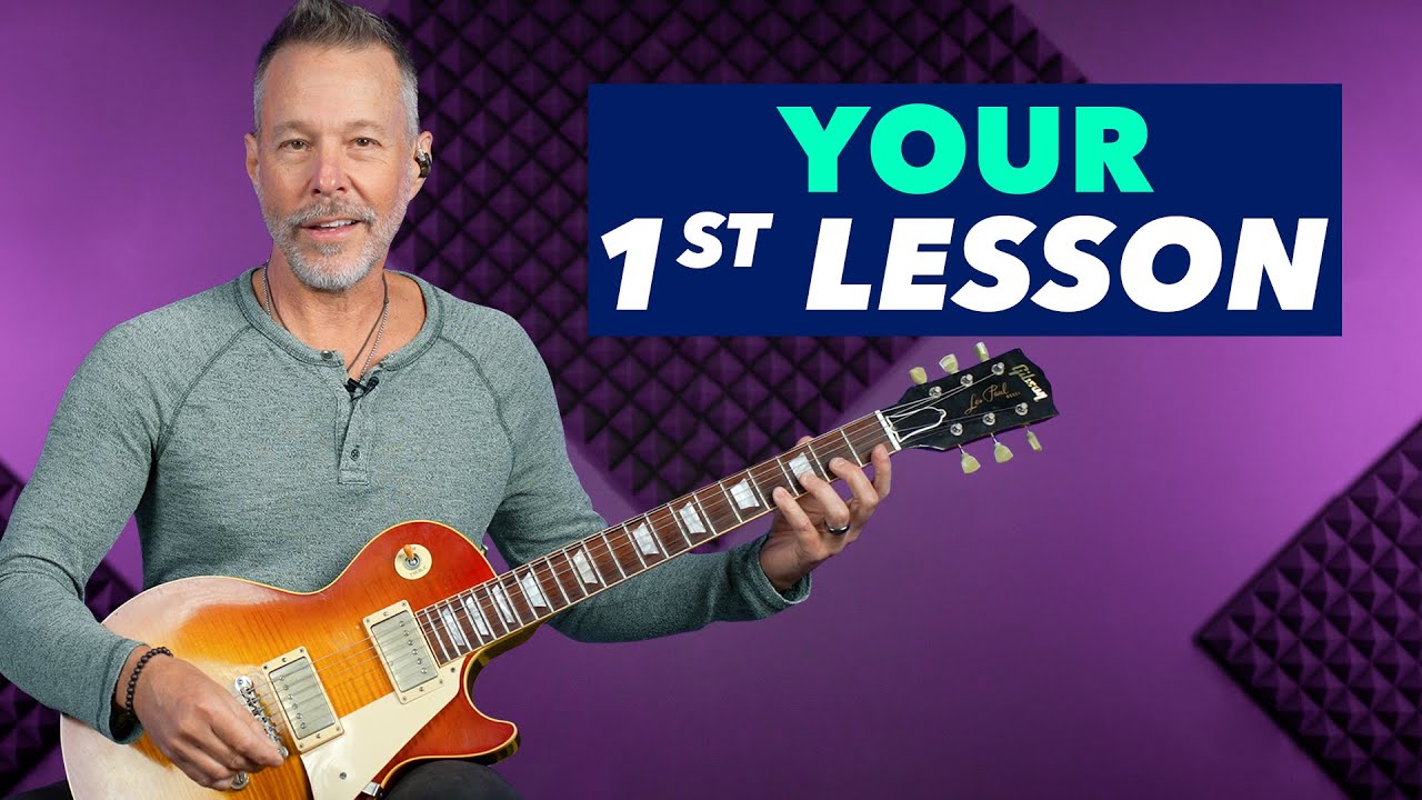 Your First Guitar Lesson Youtube