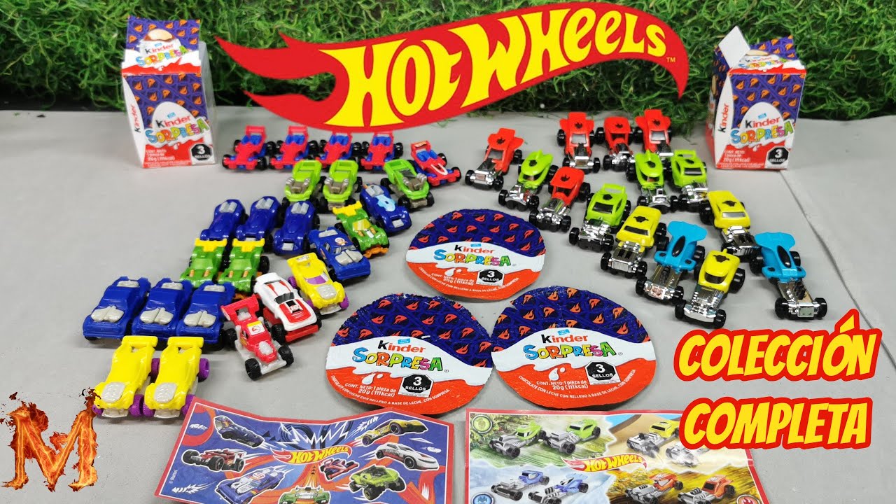 Colección Completa Hot Wheel Kinder Sorpresa Youtube