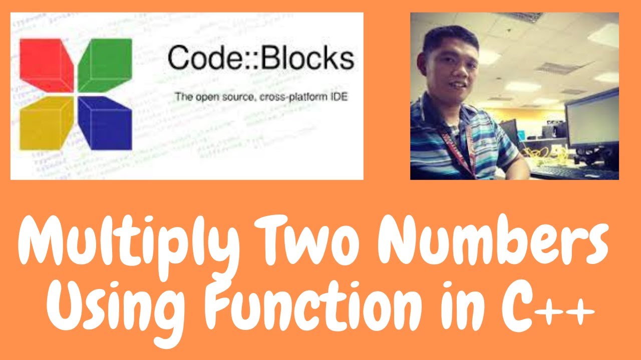 Multiply Two Numbers Using Function In C Youtube