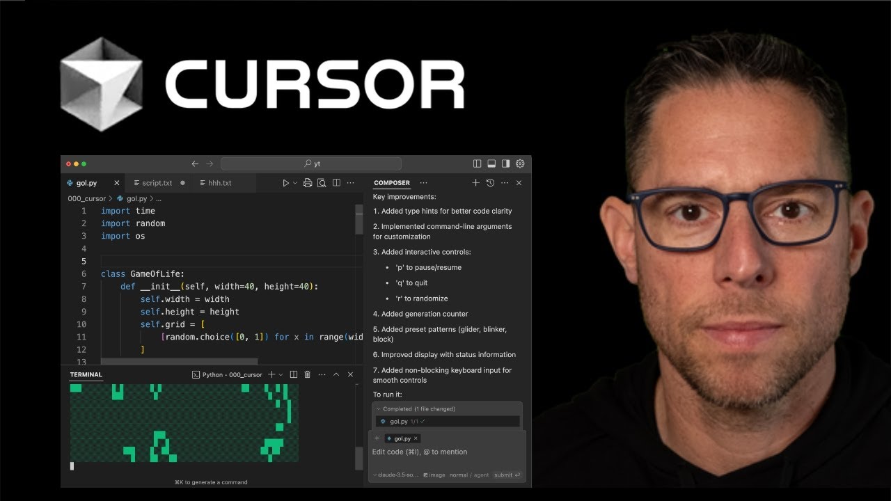 Cursor 3 Minute Demo The Most Popular Ai Code Editor Youtube