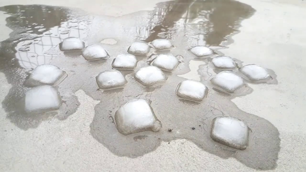 Time Lapse Melting Ice Cubes In 15 Seconds Youtube