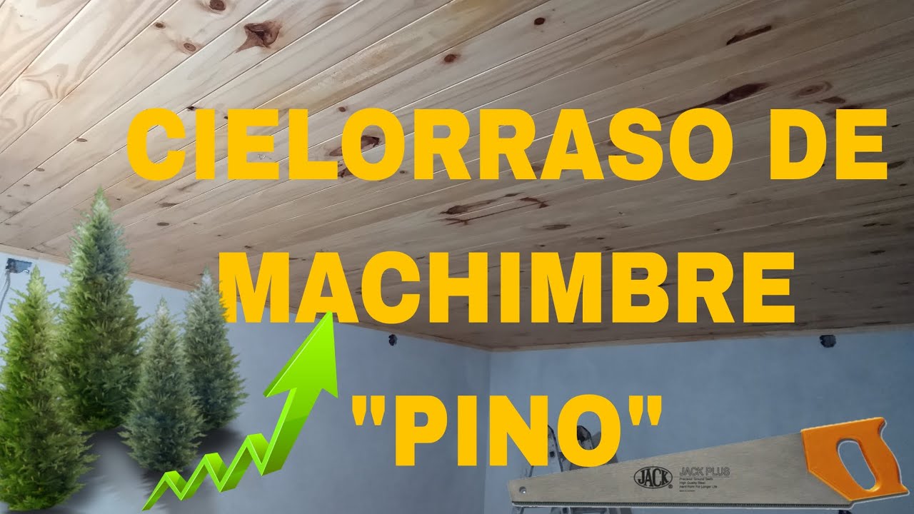 Cómo Colocar Cielorraso De Machimbre Pino Corte De Cornisa Y