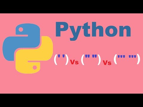 Single Vs Double Vs Triple Quotes In Python Python Tutorial From Two