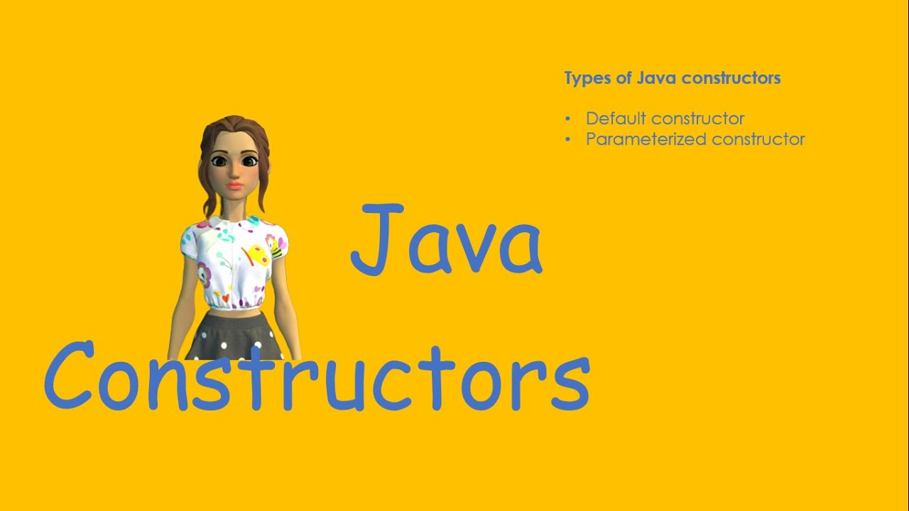 Constructors In Java Youtube