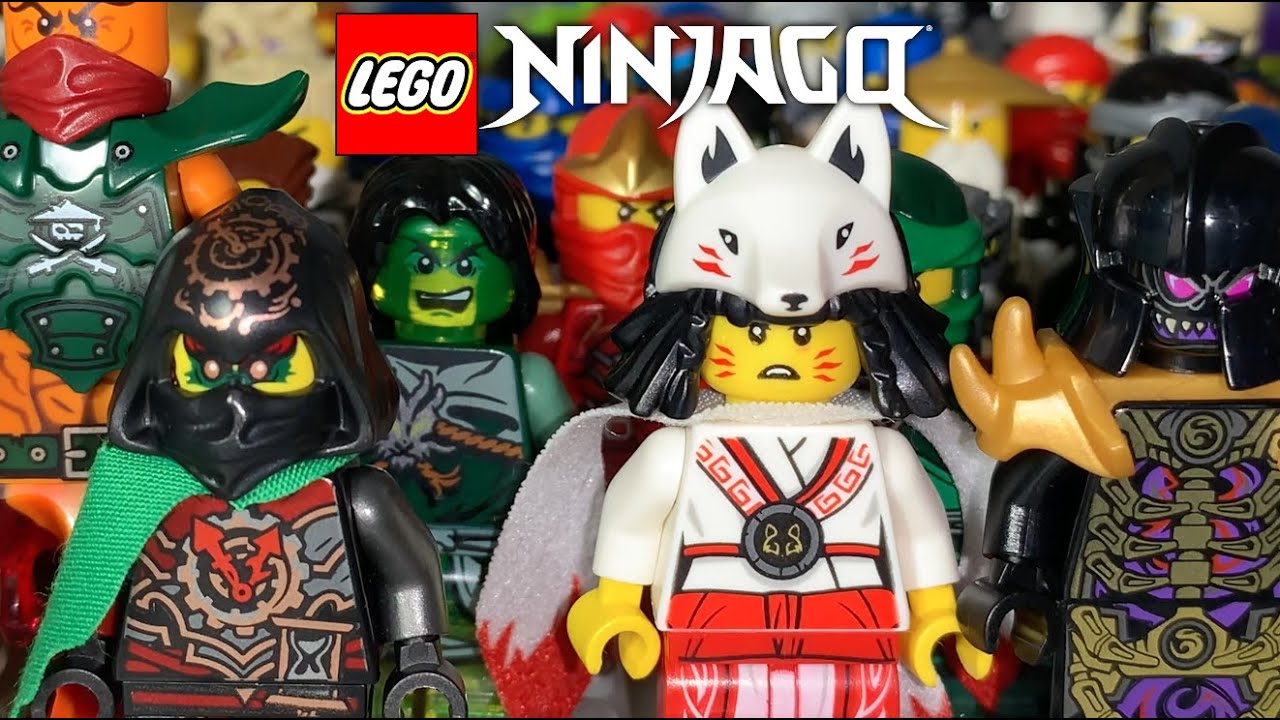 Lego Ninjago Minifigures Insanely Rare Haul Youtube