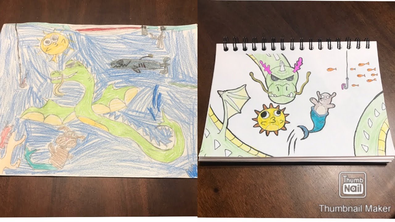 Redrawing Childhood Art Vol 2 Youtube
