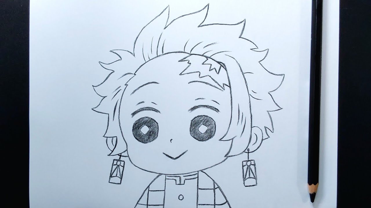 How To Draw Tanjiro Chibi Tanjiro Step By Step Easy Tutorial Youtube