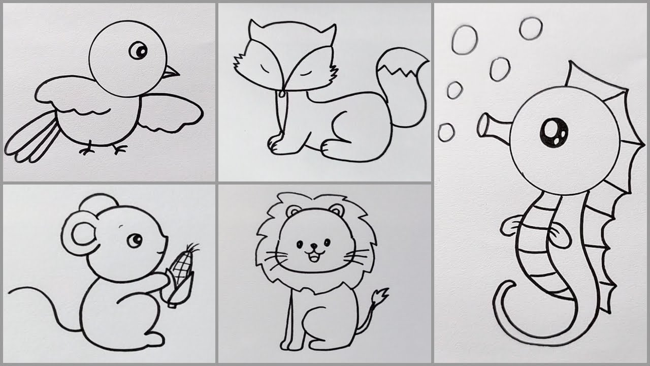 Easy Things To Draw With Just A Pencil For Kindergarten Infoupdate Org