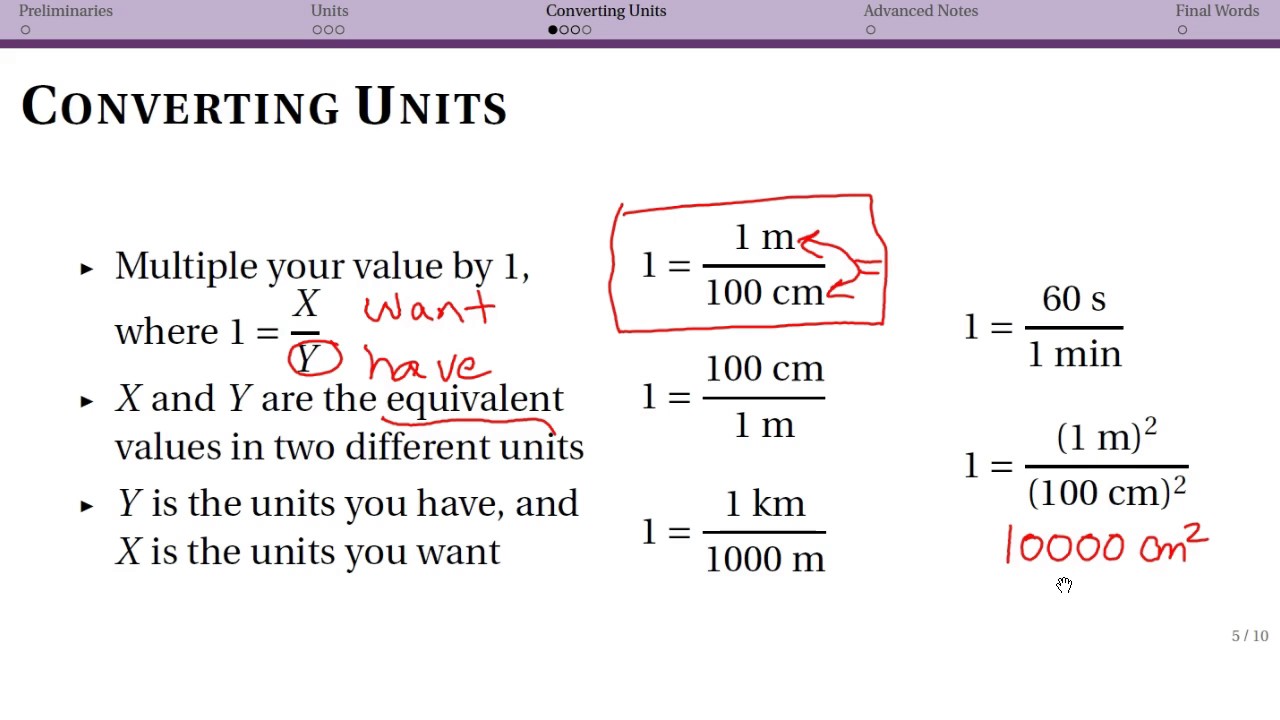 Units Converting Youtube