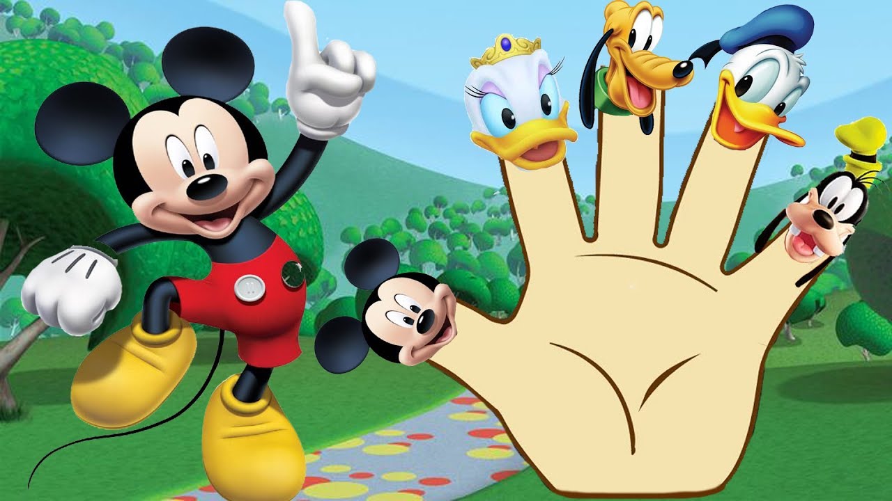 Mickey Mouse Clubhouse Finger Family Nursery Rhymes Song Youtube