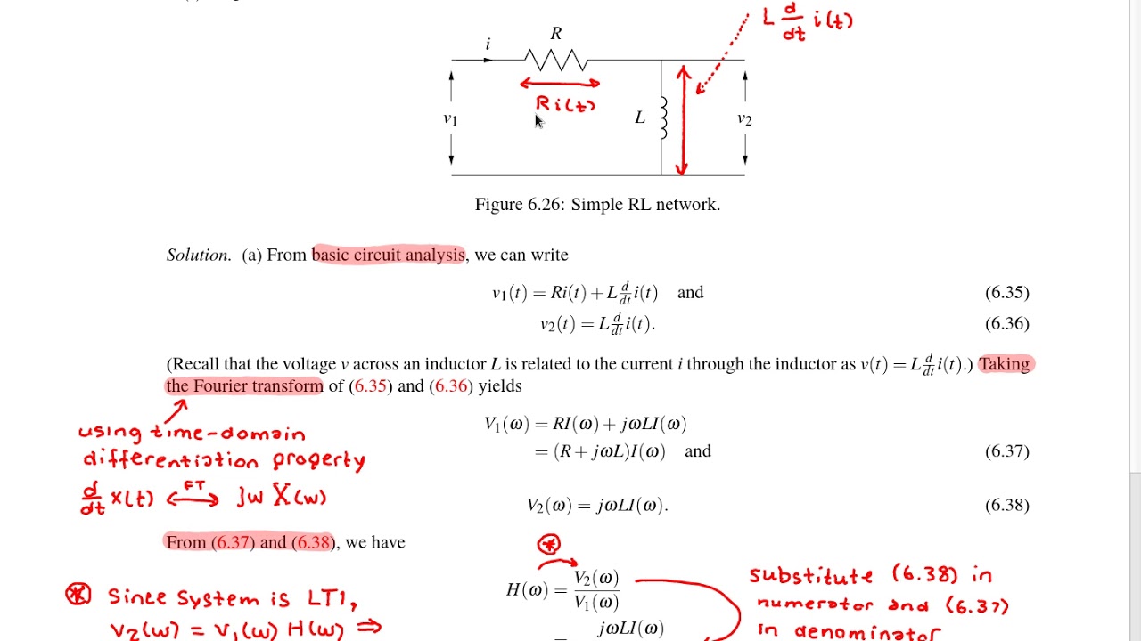 Ece 260 Ct Fourier Transform Application Circuit Analysis