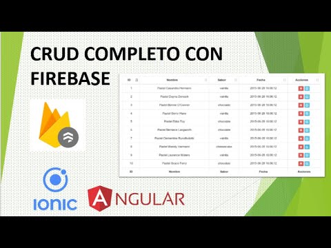 Crud Completo Firebase Ionic Con Reglas Se Seguridad Protección De