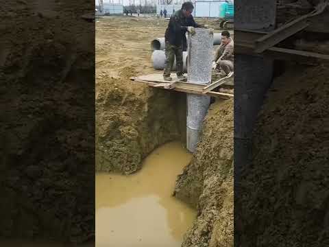 Amazing Installing Drainage Pipe Youtube