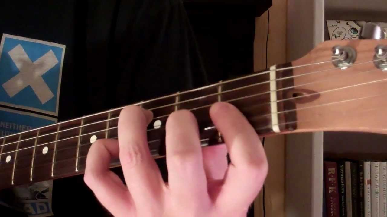 How To Play The Fm7 Chord On Guitar F Minor 7 Youtube