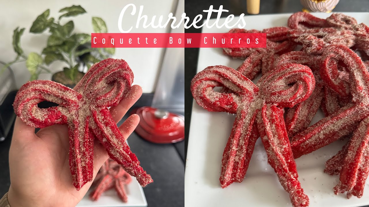 How To Make Coquette Bow Churros рџћђ Youtube