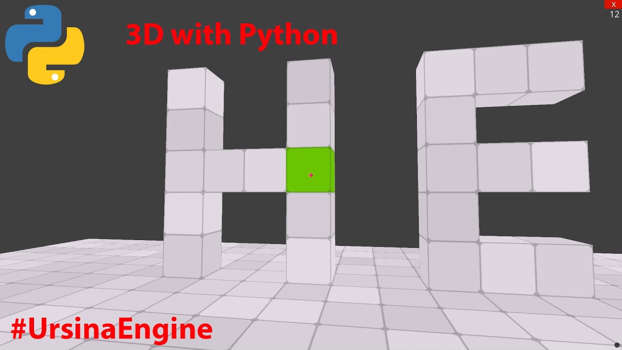 3d Graphics With Python Ursina Engine Youtube
