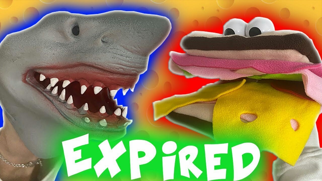 Shark Puppet Eats Expired Cheese Youtube