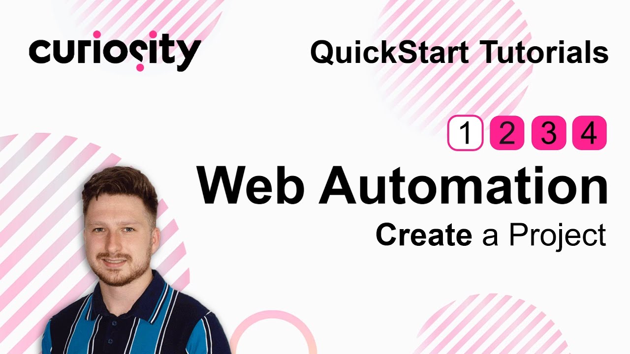 Create A Project Quickstart Web Automation Quality Modeller Youtube