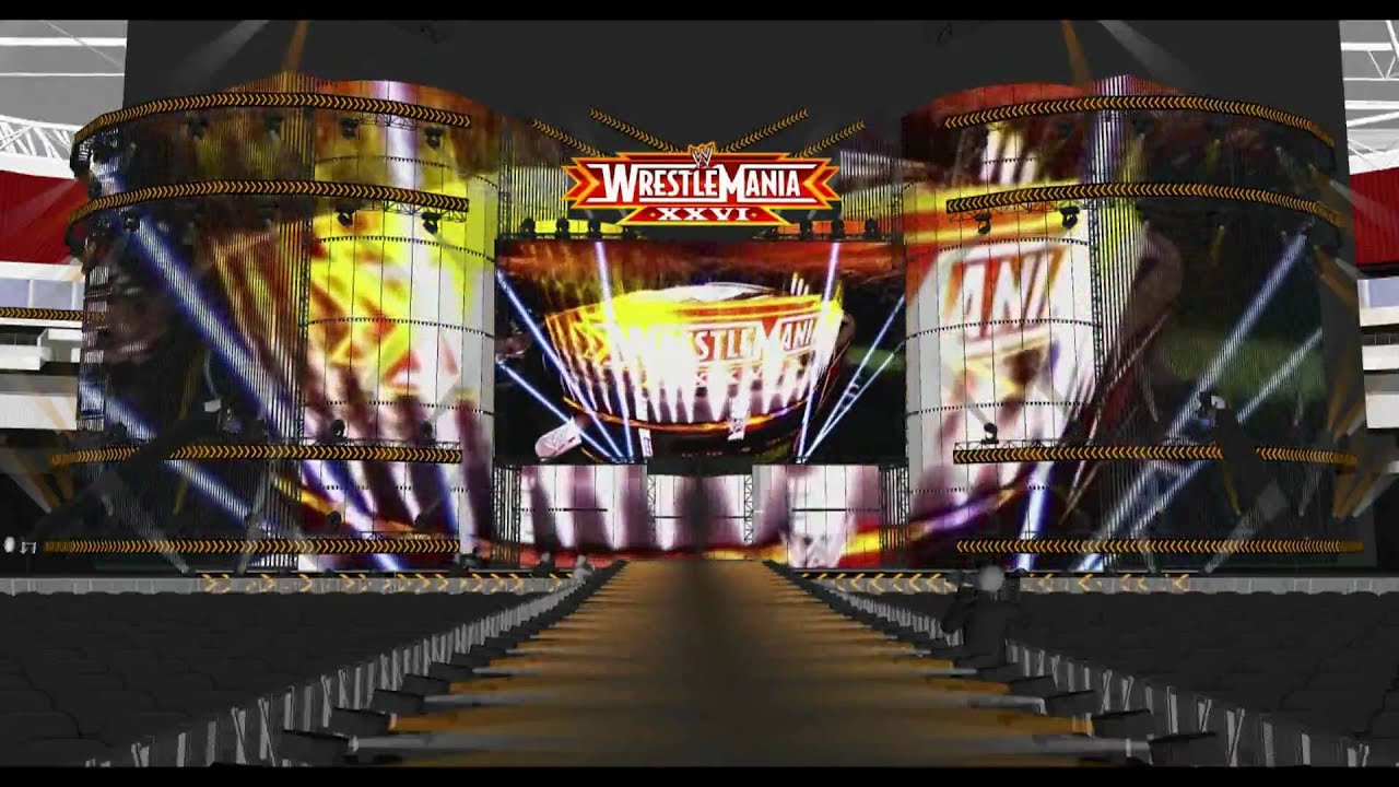 Wwe Wrestlemania Xxvi Stage Concept 1 Youtube