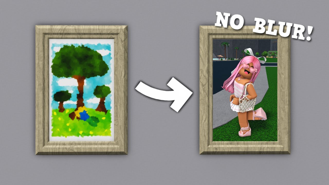 How To Make Bloxburg Decals That Arent Blurry All Devices Youtube