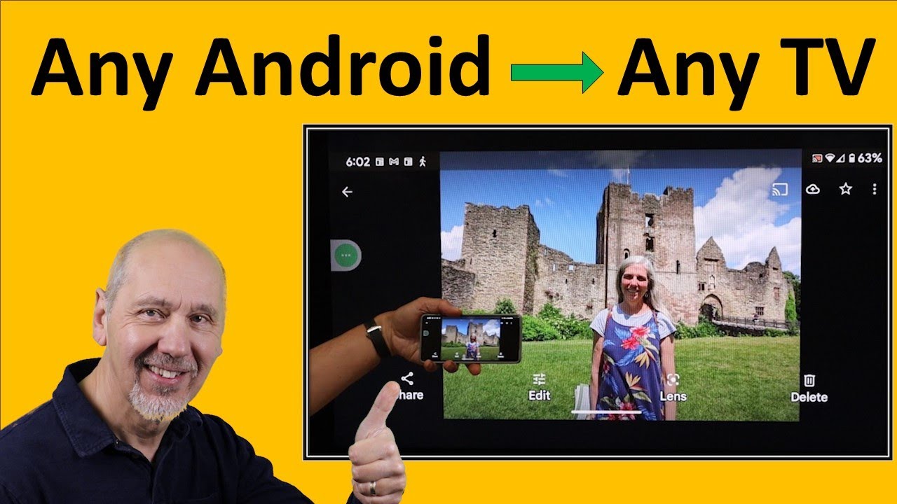 Any Android Phone To Any Tv Screen Mirror For Non Techies Youtube
