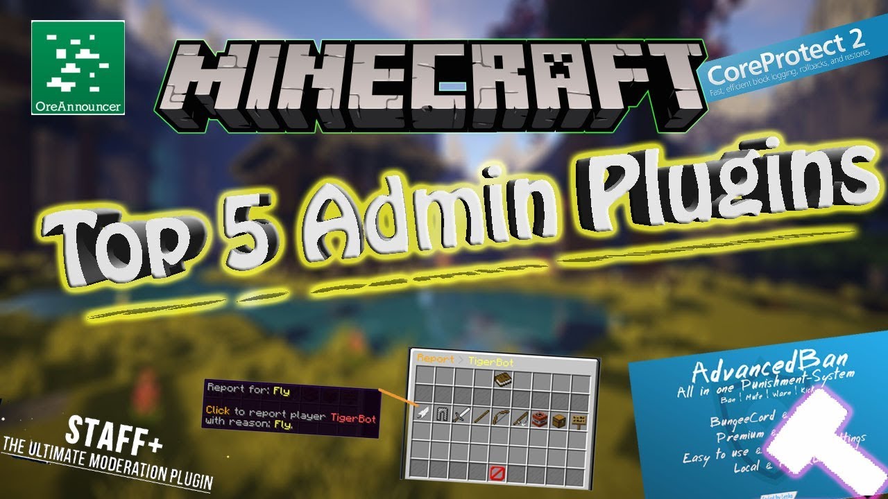 Top 5 Admin Plugins Minecraft 1 14 Youtube