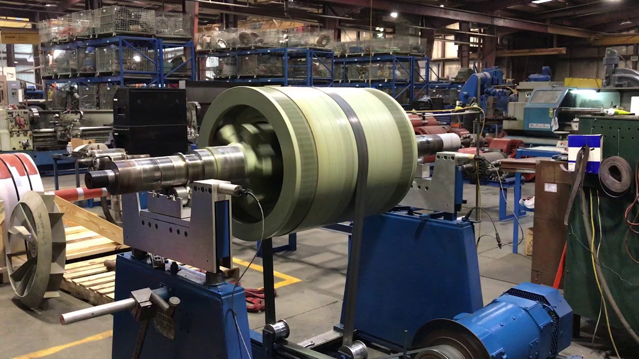 Electric Motor Static Balancing Rotor Youtube