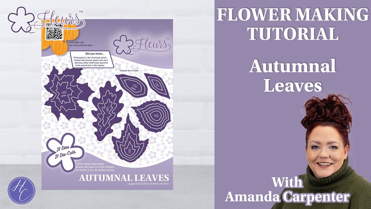 Autumnal Leaves Flower Making Tutorial Amanda Fleurs Highlight