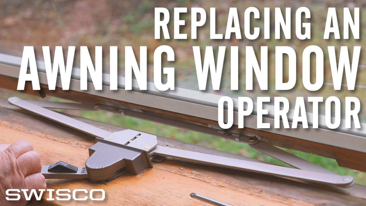 How To Replace An Awning Window Operator Youtube