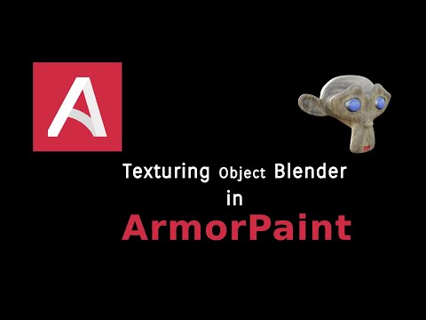 Texturing With Armorpaint Blender Basic Youtube