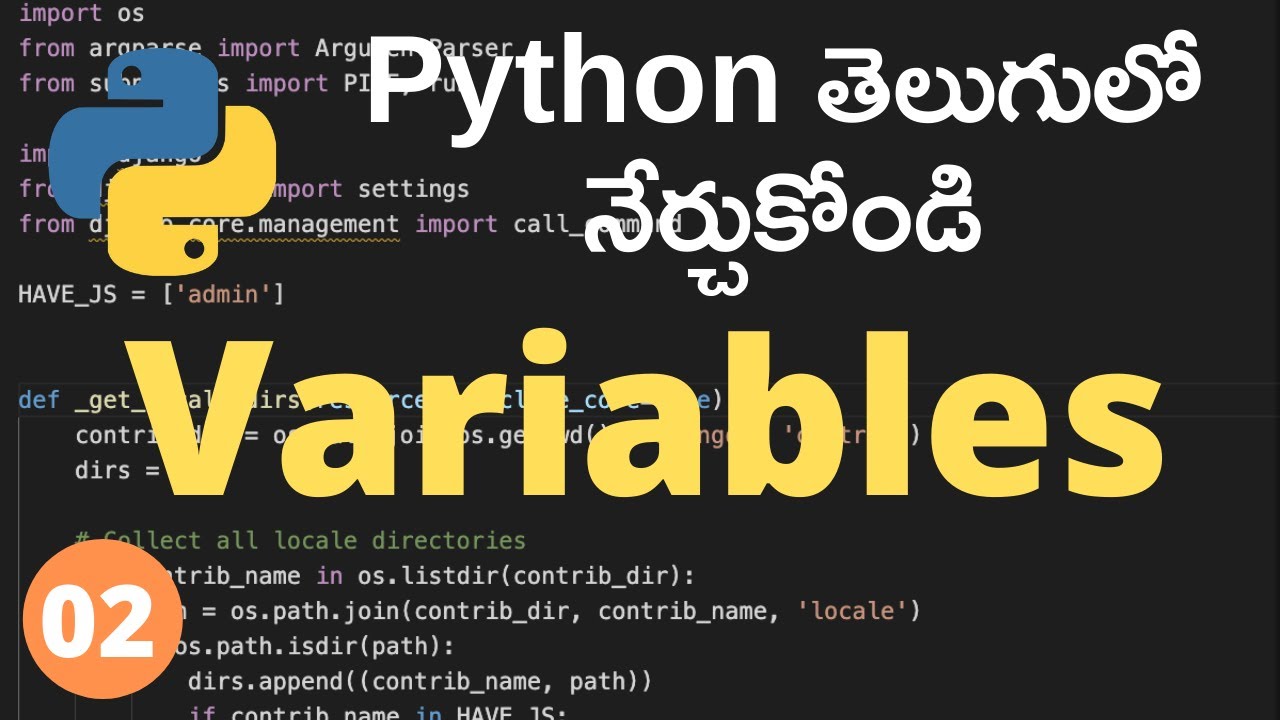 Python Variables Python Tutorials For Beginners In Telugu Day