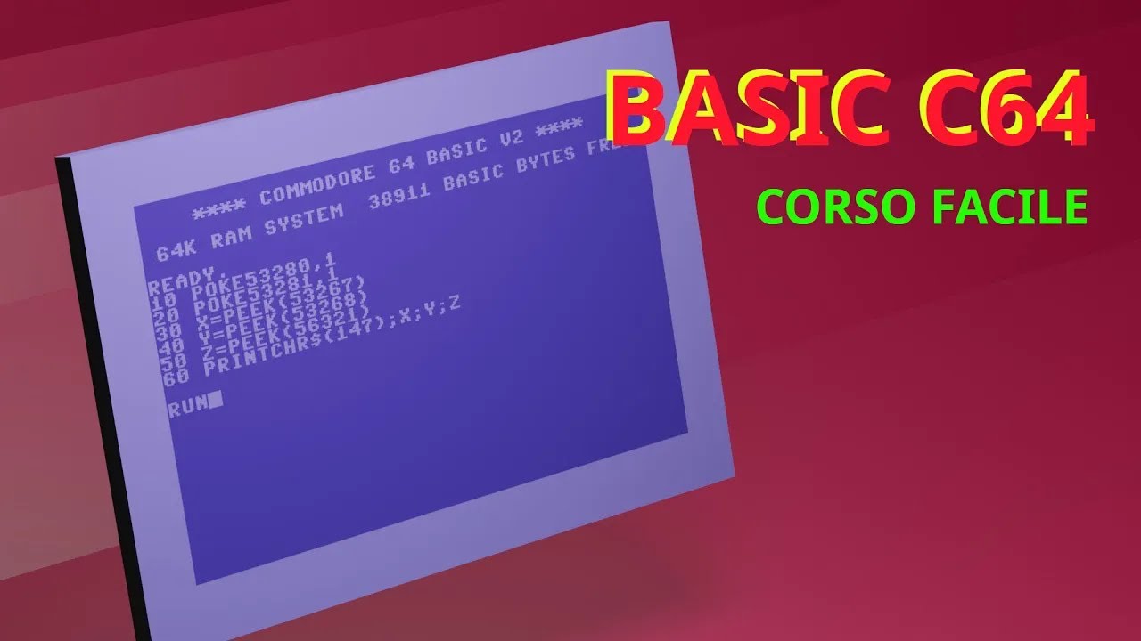 C64 Basic 8 Numeri Casuali E Funzione Chr Youtube