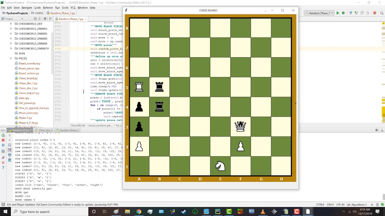 Python Coding Chess World Phase 7 Youtube