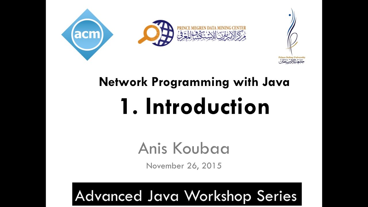 Java Workshop Series Java Network Programming Introduction Youtube