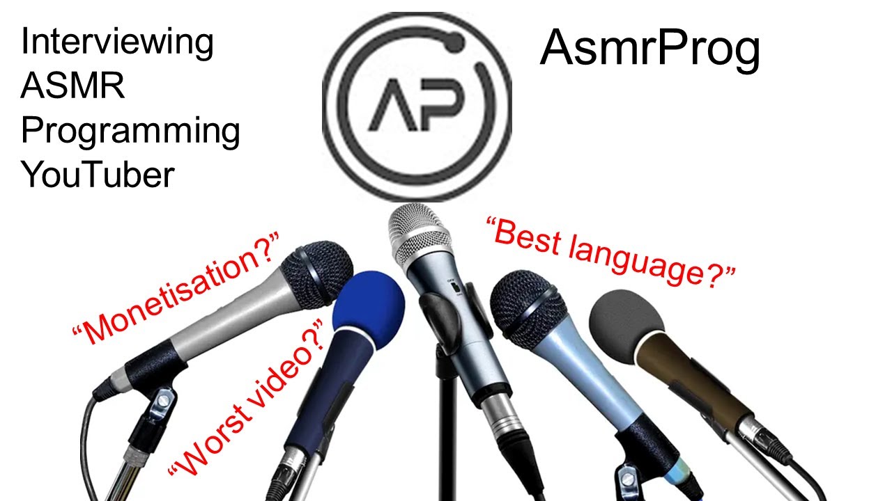 Interviewing Asmr Programming Youtuber Asmrprog Youtube