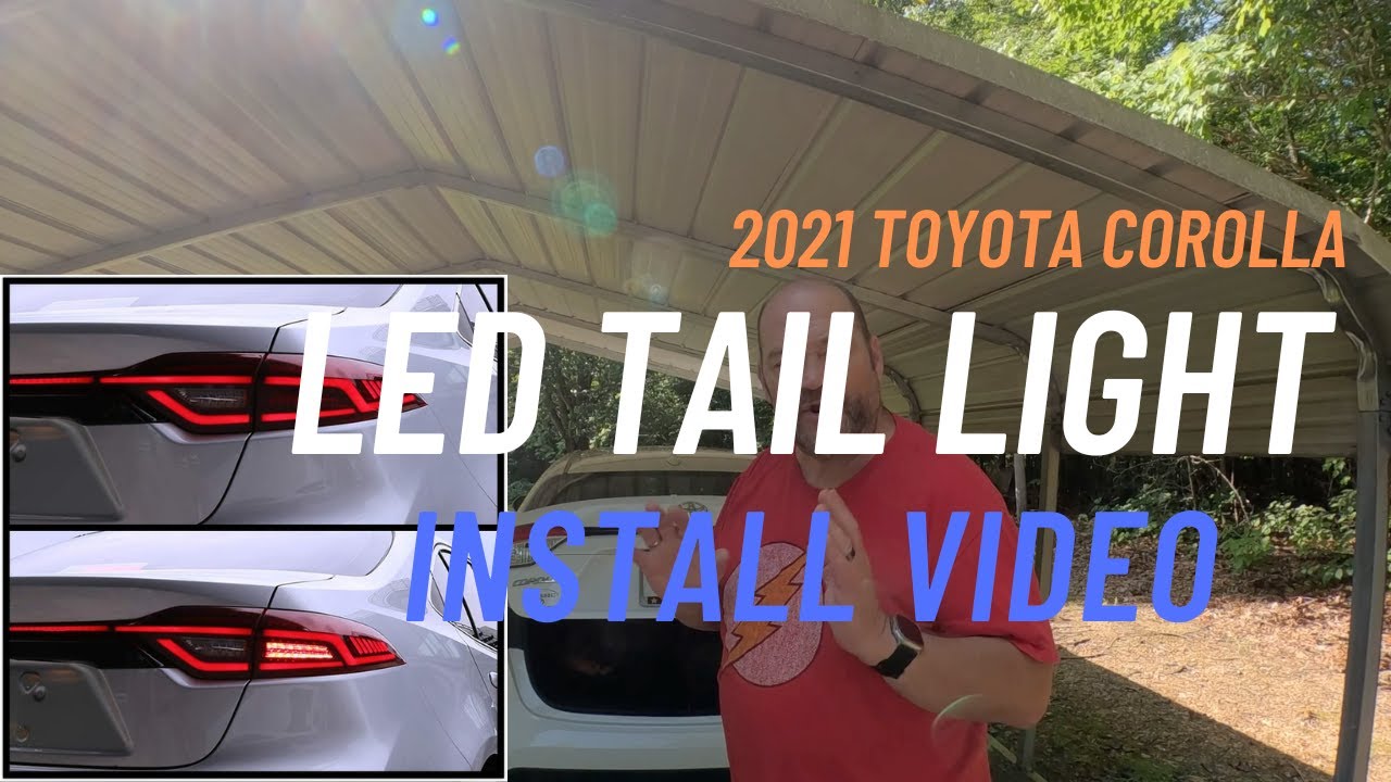 Install Toyota Corolla Led Tail Lights Youtube