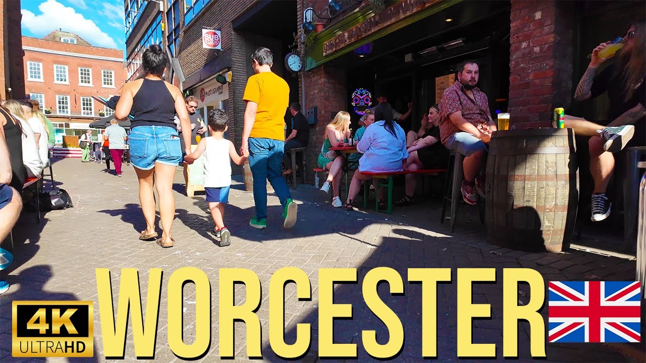 Worcester City Tour 2024 Walking The Streets Of Worcester Central